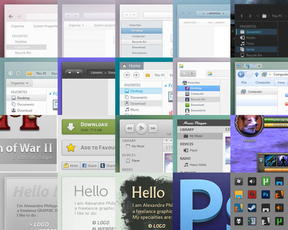 Mockups and Research resources by AlexandrePh on DeviantArt