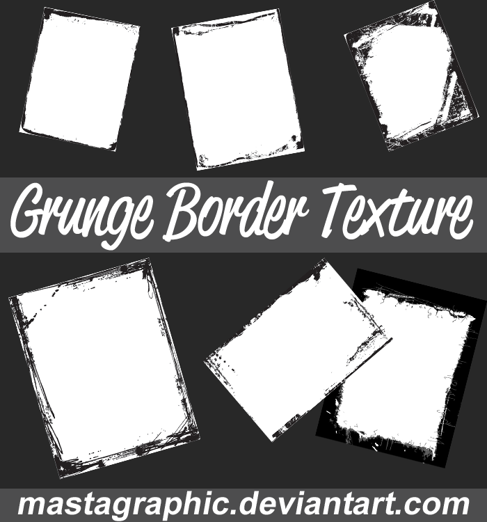 Grunge Border Texture / FREEDOWNLOAD by MastaGraphic on DeviantArt
