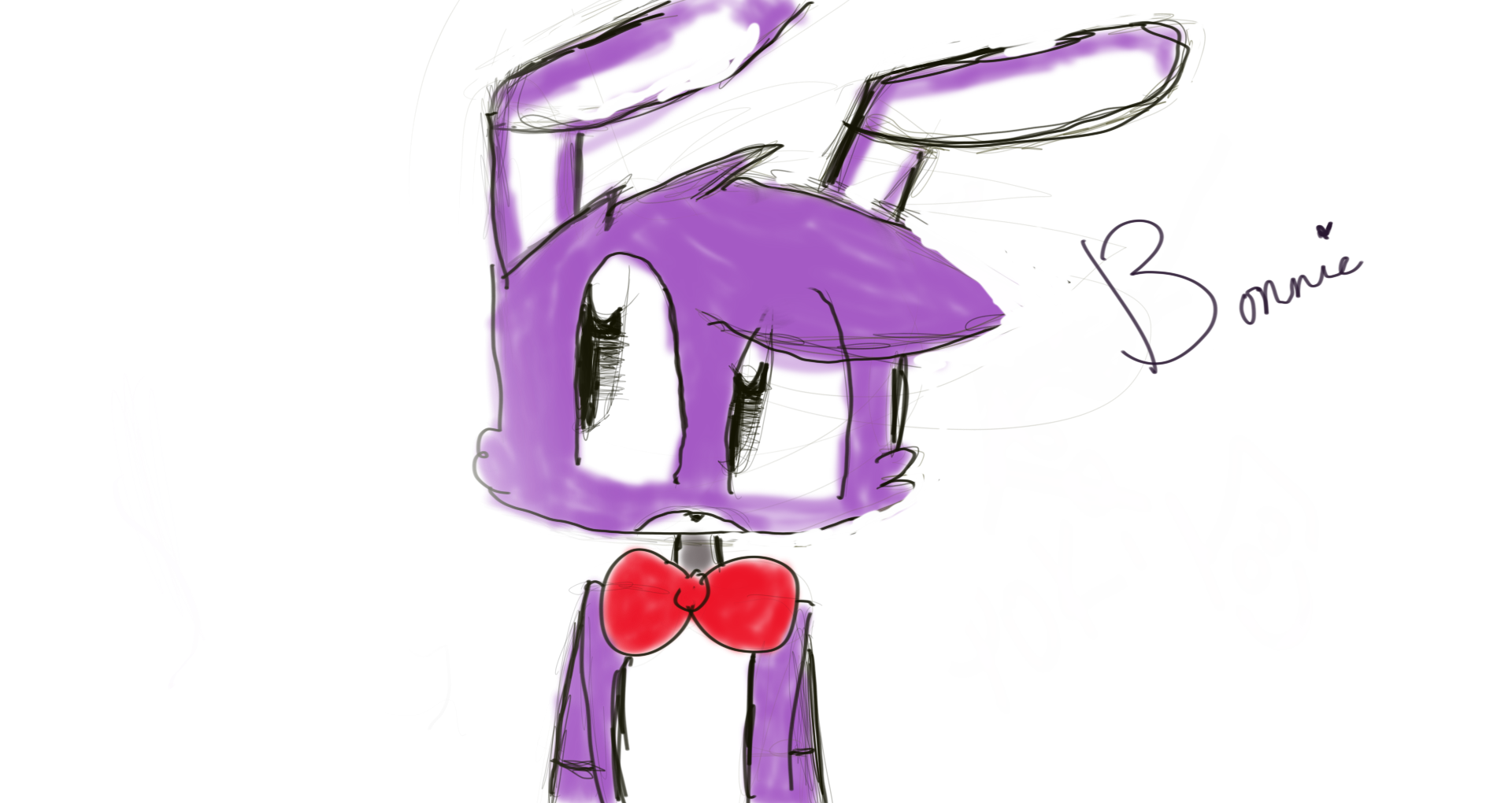Bonnie Sketch by Mysticalfnafmemer on DeviantArt