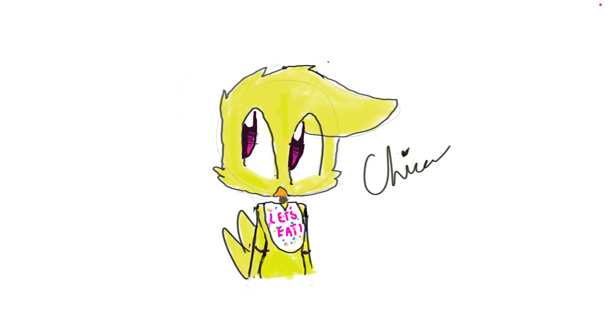 Chica Sketch by Mysticalfnafmemer on DeviantArt