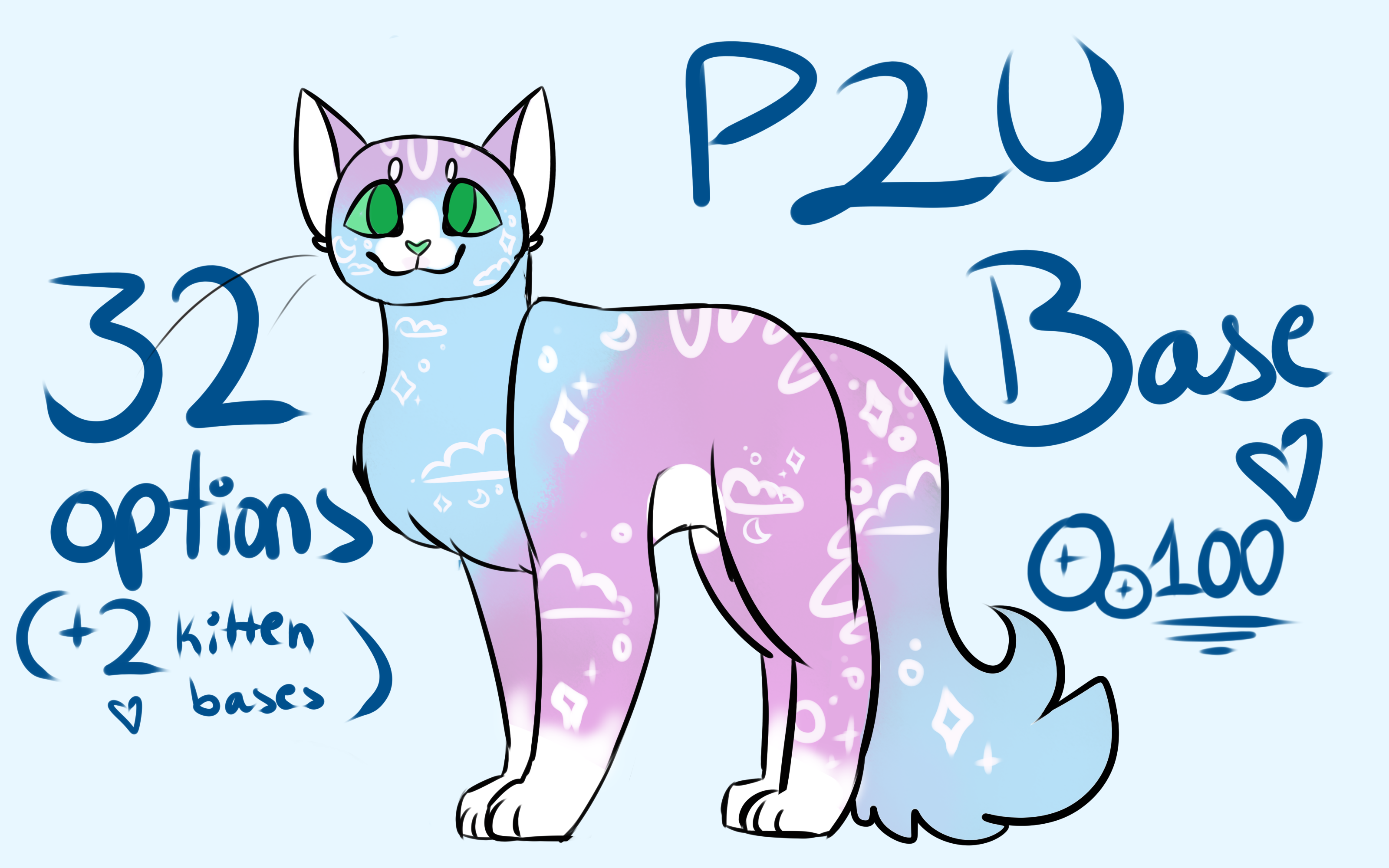 P2U cat base pack ( 100 Points ) by rainb00t on DeviantArt