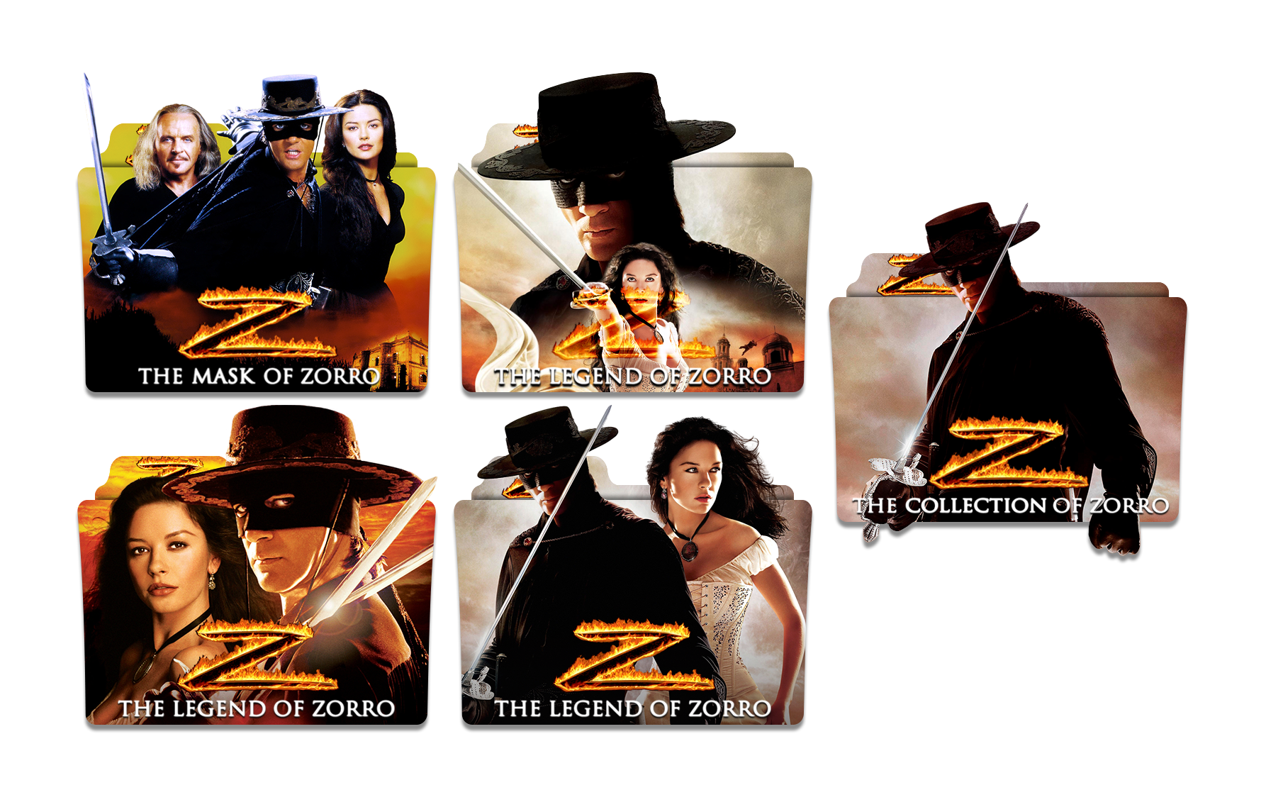 Zorro Collection - Folder Icons by hekee on DeviantArt