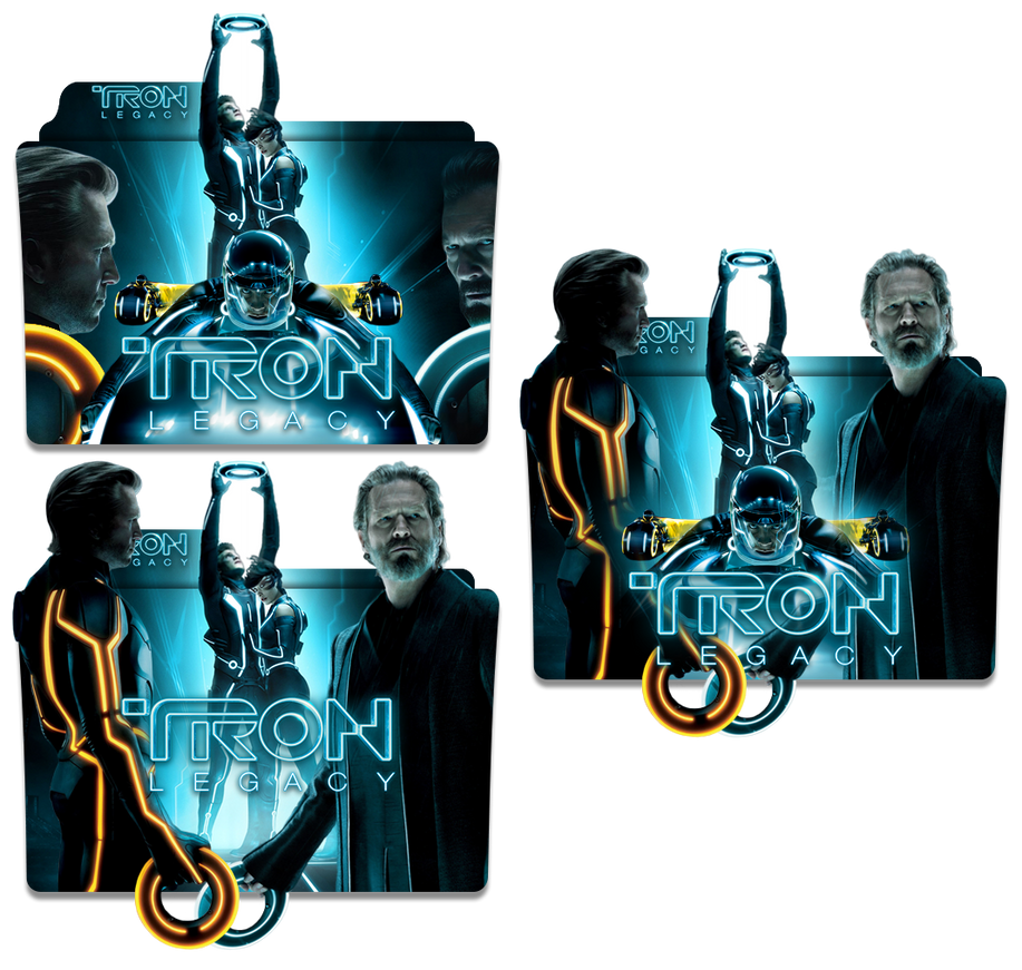 Tron: Legacy (2010) - Folder Icons by hekee on DeviantArt