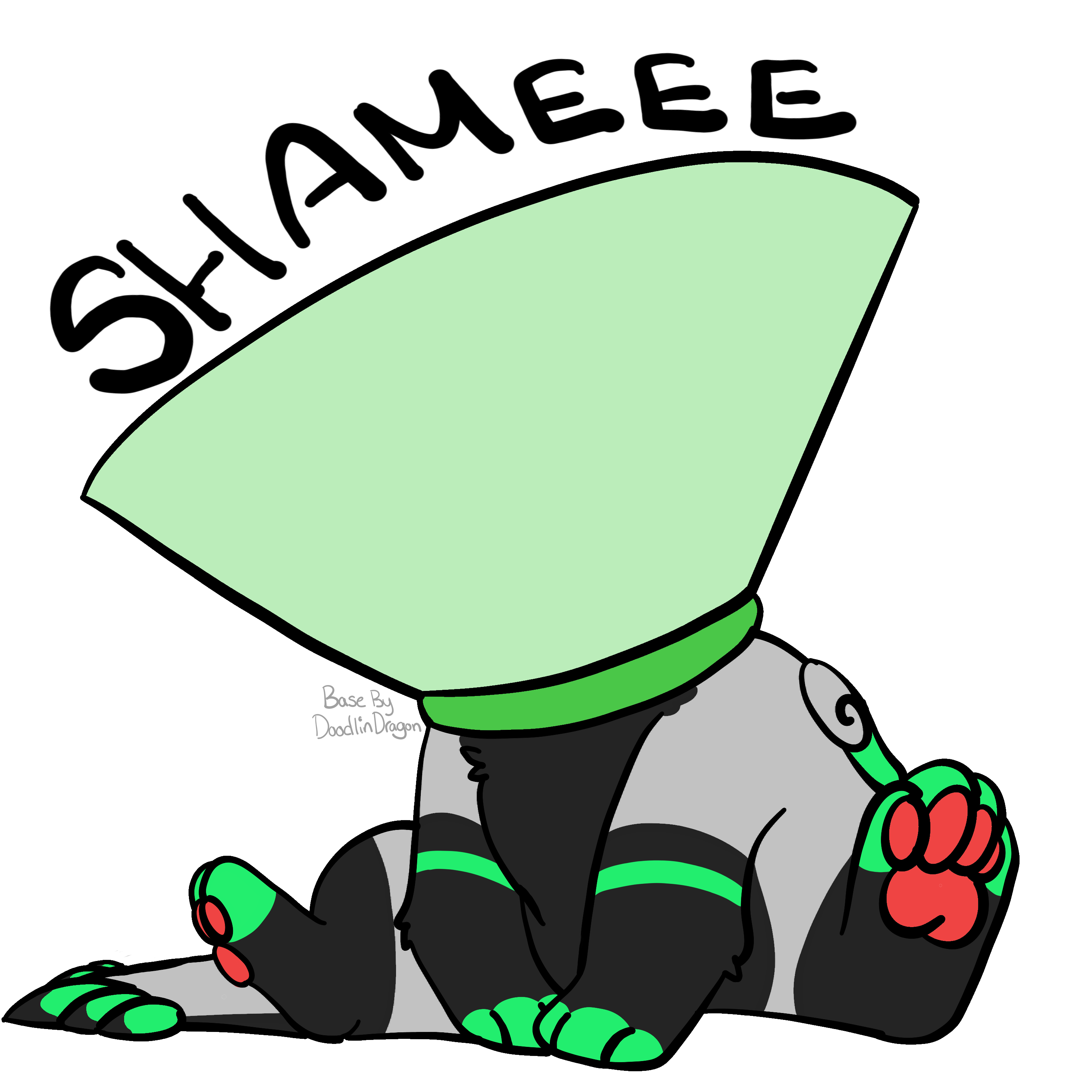 Cone of Shame Base by DoodlinDragon on DeviantArt