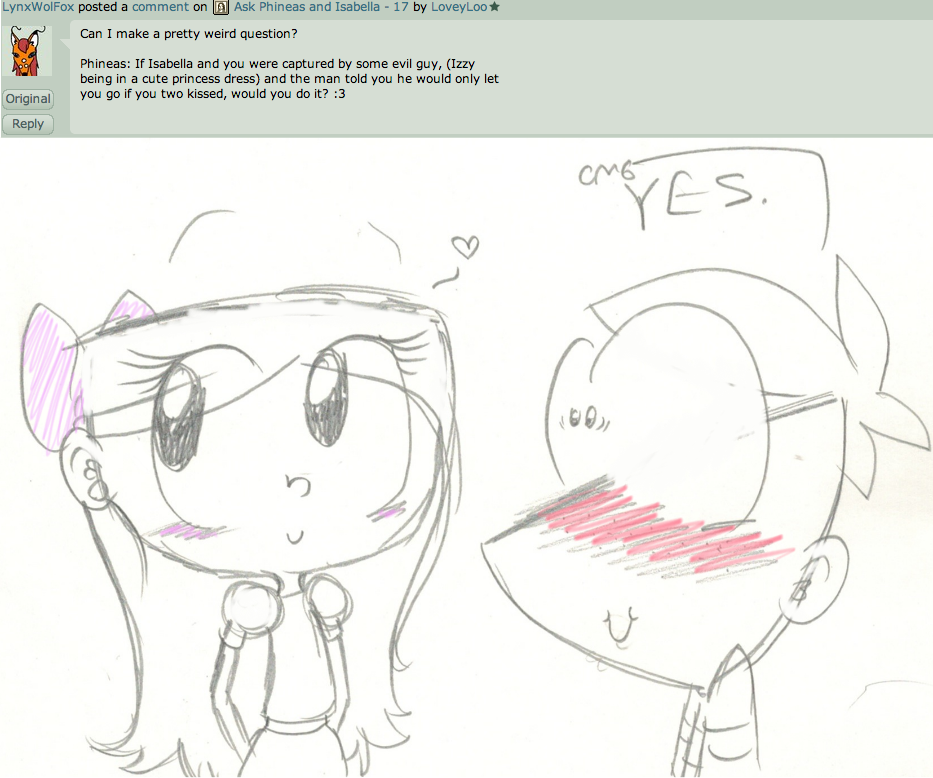 Ask Phineas and Isabella - 20 by lustrousoul on DeviantArt