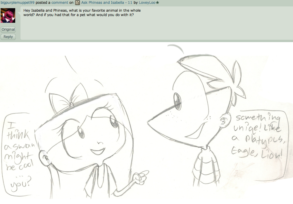 Ask Phineas and Isabella - 19 by lustrousoul on DeviantArt