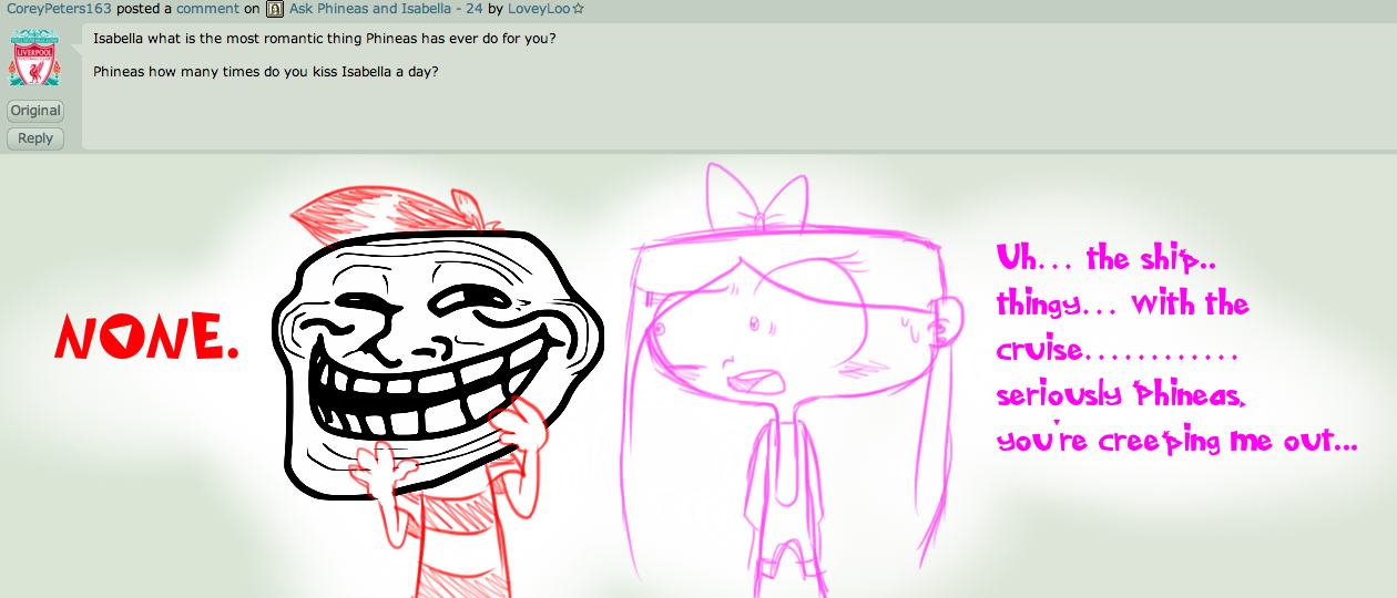 Ask Phineas and Isabella - 26 by lustrousoul on DeviantArt