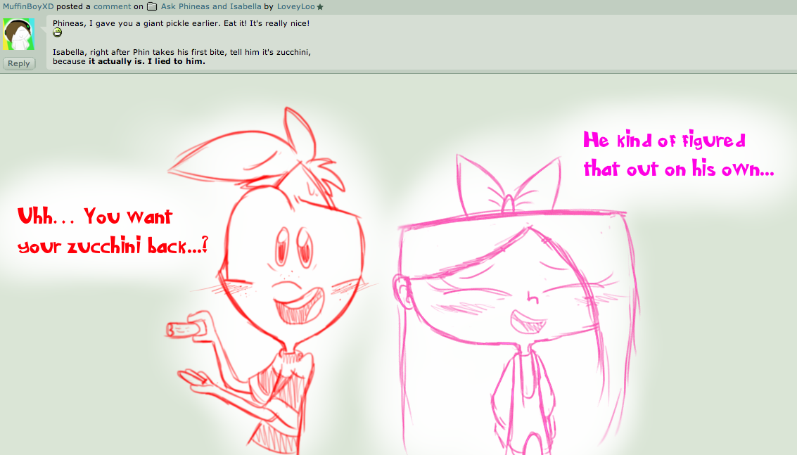 Ask Phineas and Isabella - 35 by lustrousoul on DeviantArt