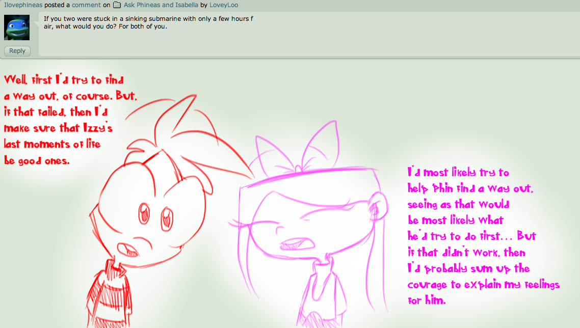 Ask Phineas and Isabella - 62 by lustrousoul on DeviantArt