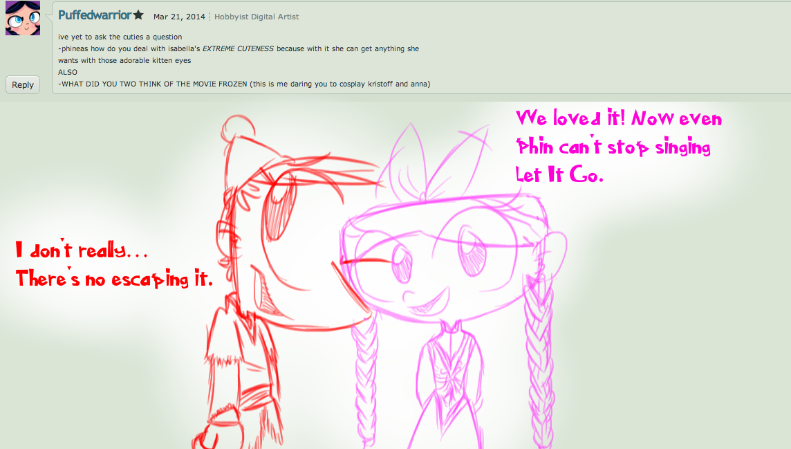 Ask Phineas and Isabella - 64 by lustrousoul on DeviantArt