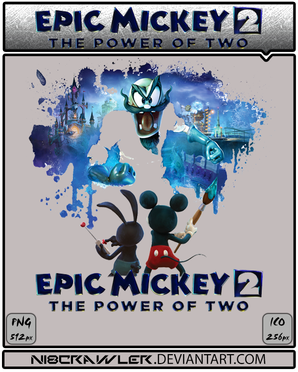 Epic Mickey 2 Icon v3 by Ni8crawler on DeviantArt
