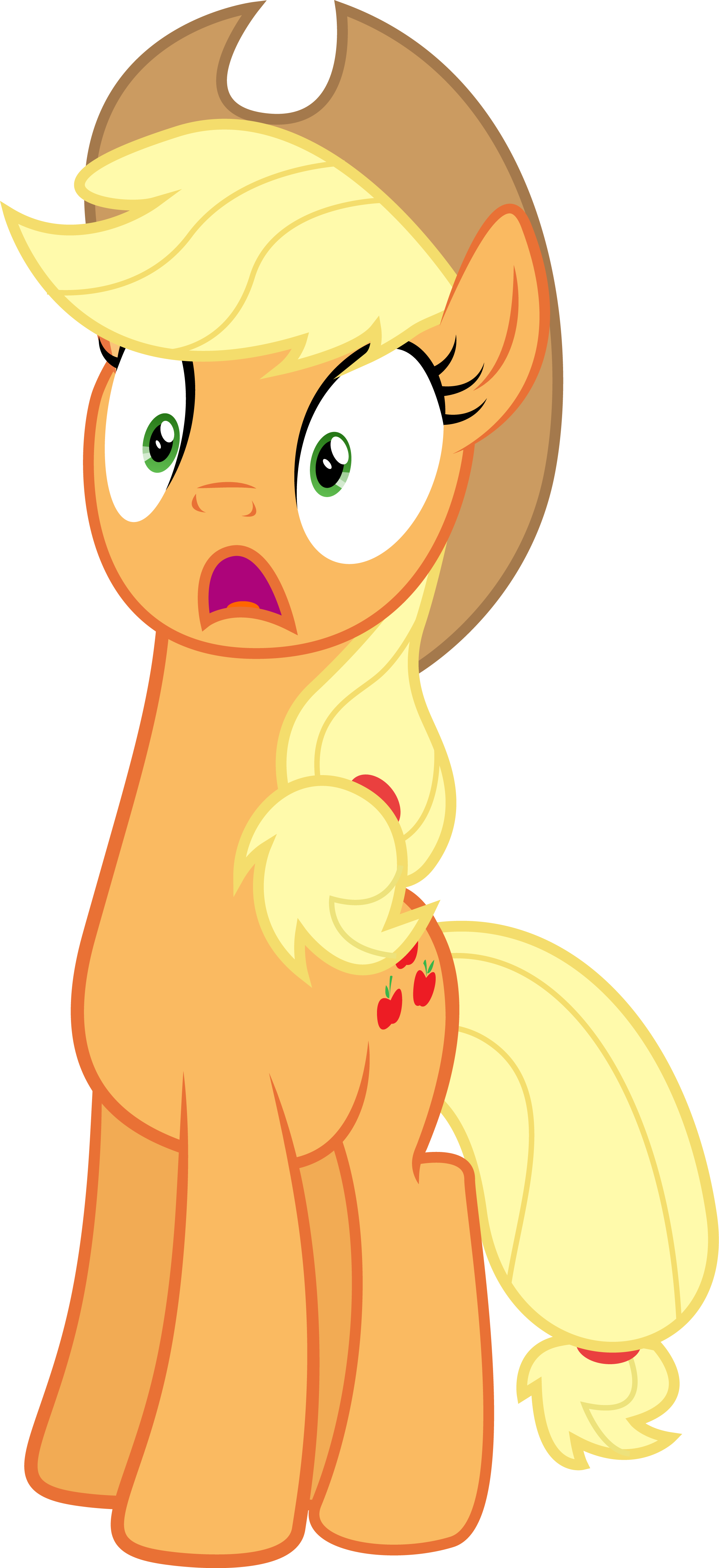 Shocked Applejack by Silentmatten on DeviantArt
