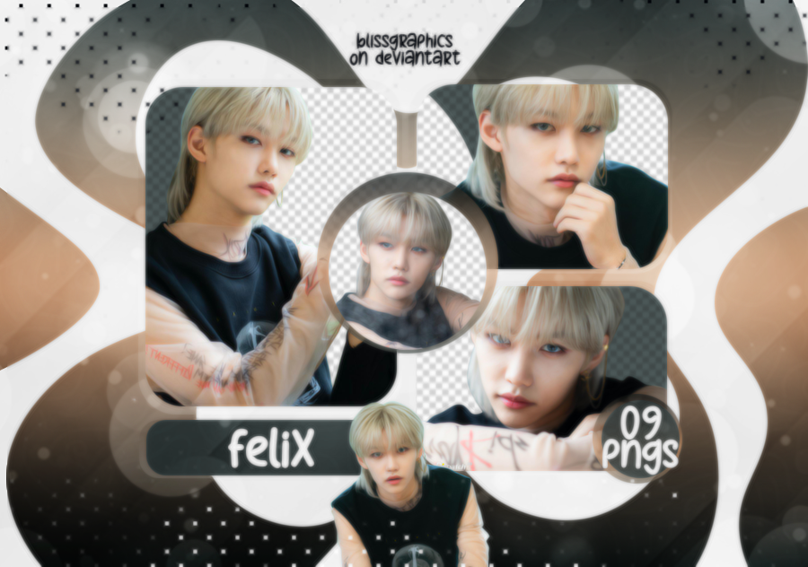 PNG Pack #040 - Felix (Vlive x Dispatch) by BlissGraphics on DeviantArt
