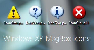 Windows XP MsgBox icons by athepetrov on DeviantArt