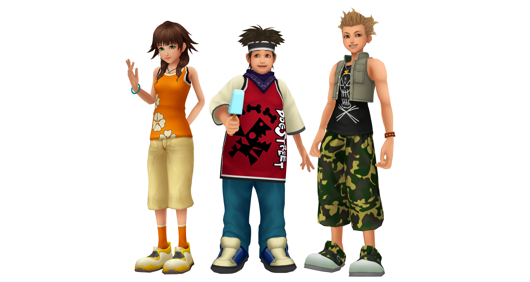 Hayner Pence Olette HP (DL) by c-hirithy on DeviantArt