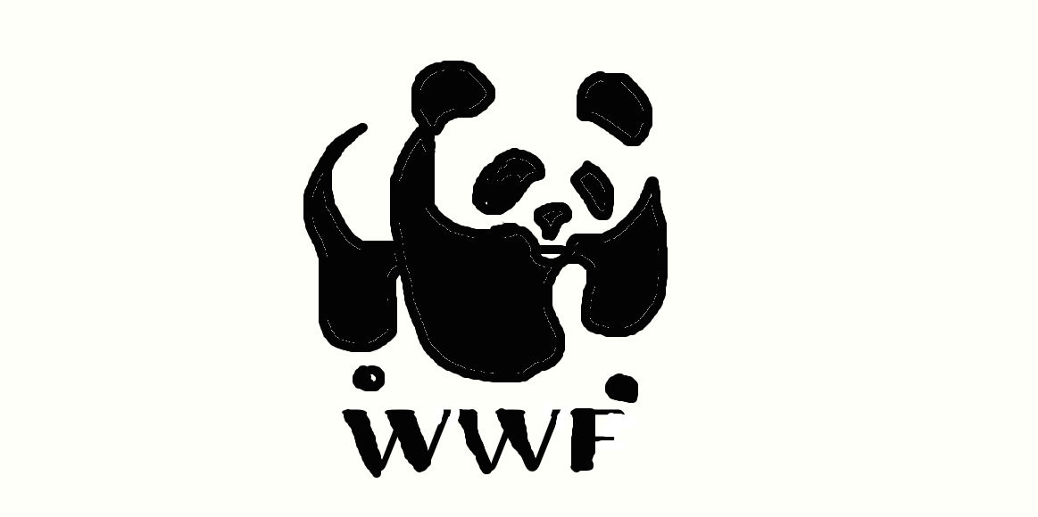 WWF Logo made in muro by nonviablejarl on DeviantArt