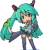 Hatsune Miku Vector 5K by AssassinWarrior on DeviantArt