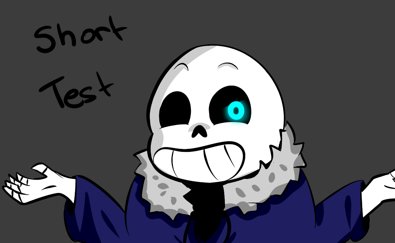 Undertale, Sans - Test by CamilaAnims on DeviantArt