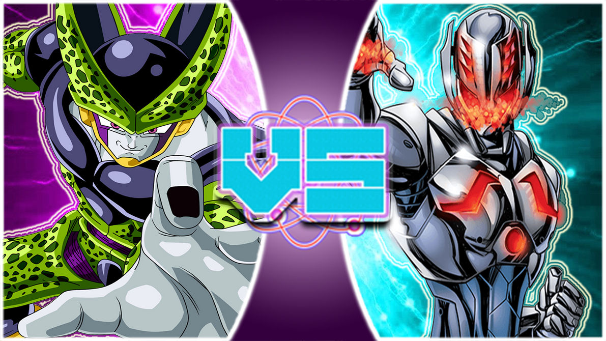 cell(dragon ball z) vs ultron(marvle) by tech-PUG2 on DeviantArt