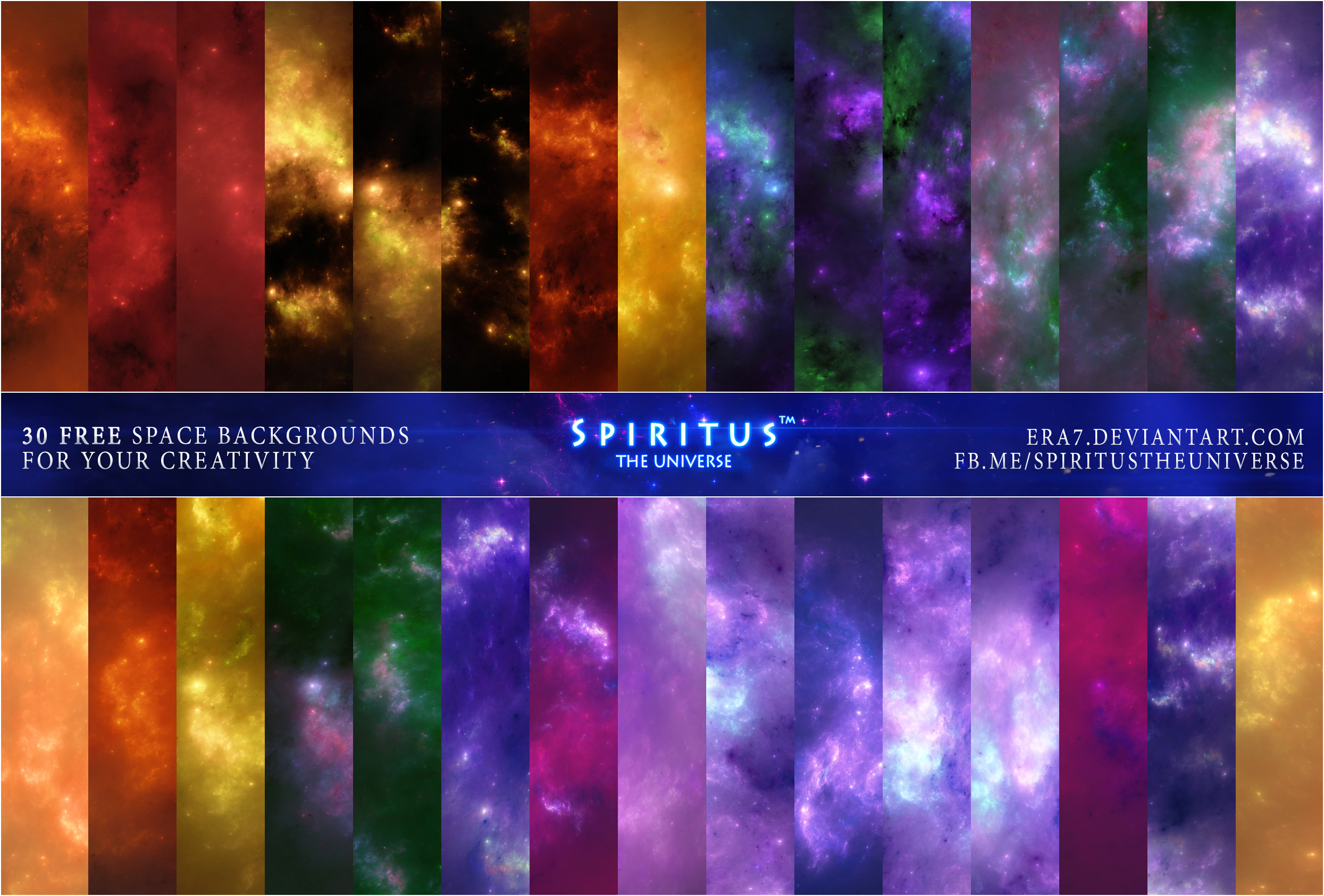 30 FREE SPACE BACKGROUNDS - PACK 30 by ERA7 on DeviantArt