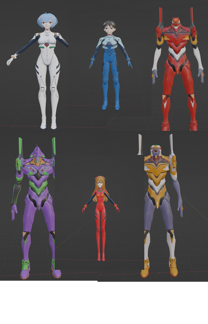 Tower Of Fantasy: Evangelion Models by AsukaFanTard on DeviantArt