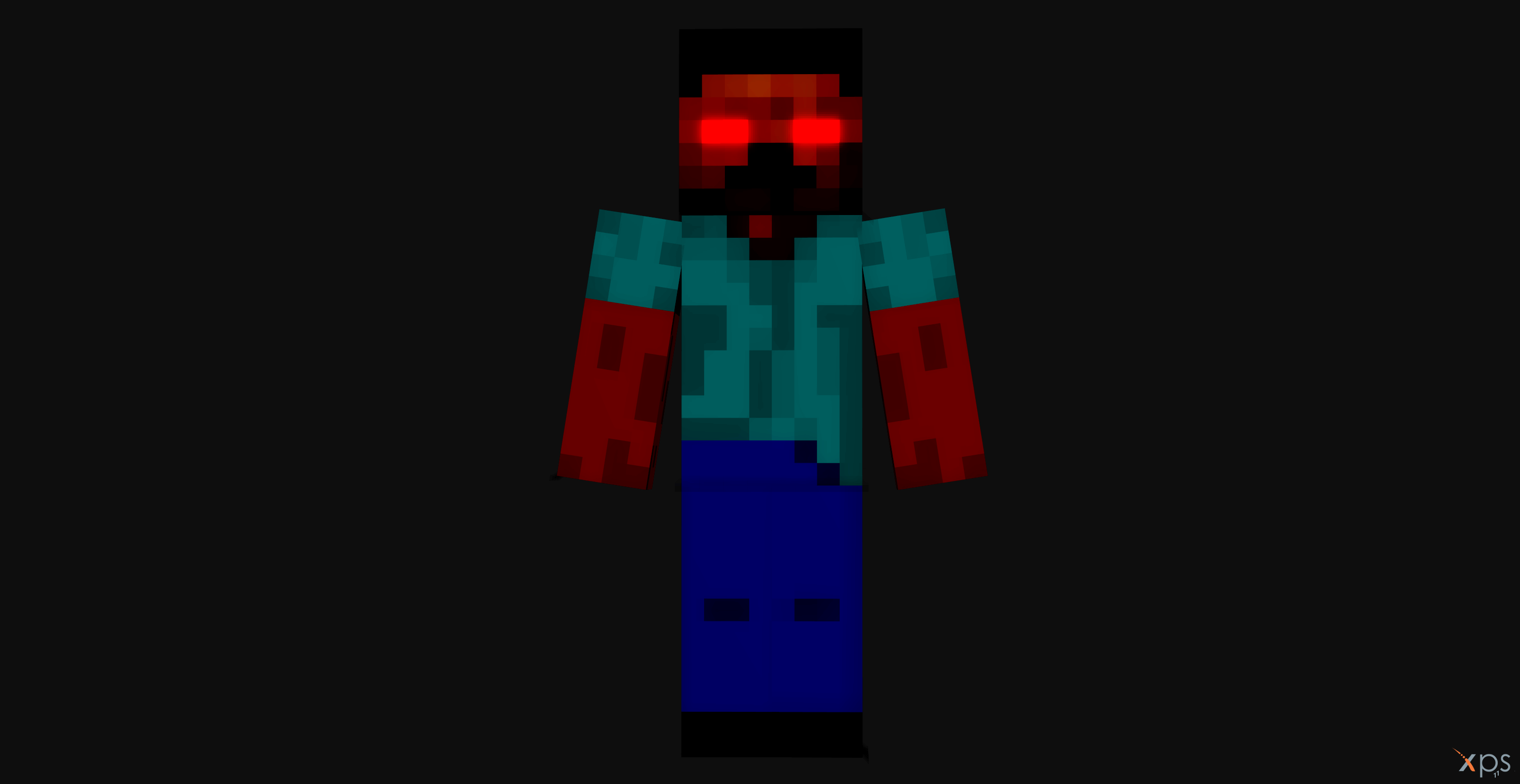 Minecraft - Dark Herobrine by RedJackSun on DeviantArt
