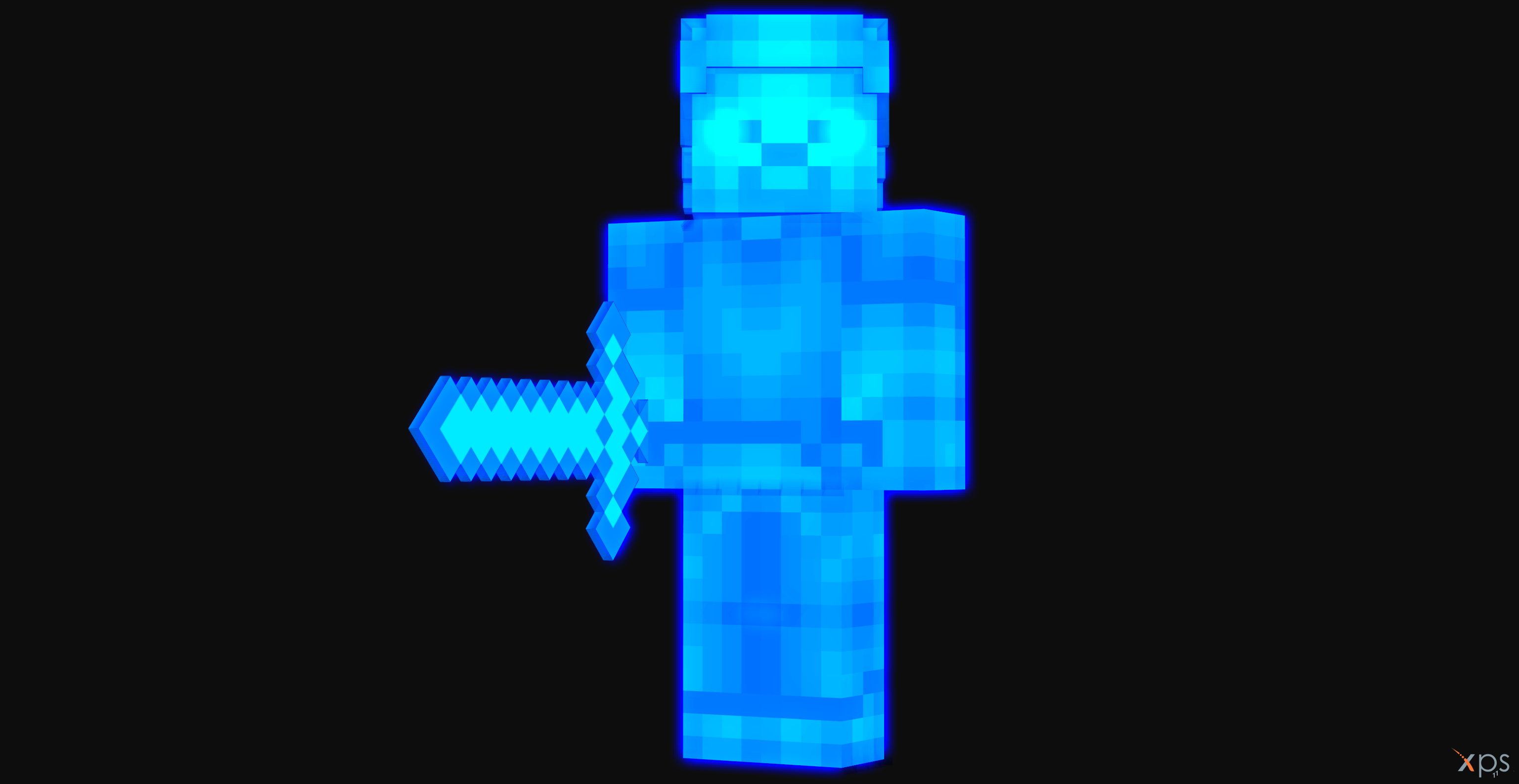 Minecraft - Blue Steve by RedJackSun on DeviantArt