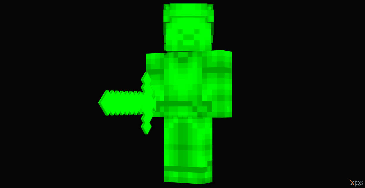 Minecraft - Green Steve by RedJackSun on DeviantArt