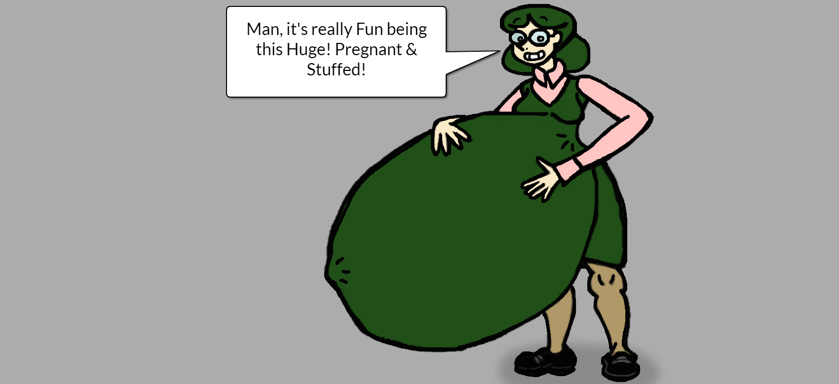 Holly's Big belly! by Adrainmuffinlover on DeviantArt