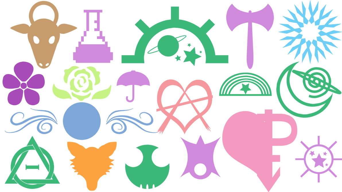 MOGAI symbols and such Custom Shapes (CSH file) by Pride-Flags on ...