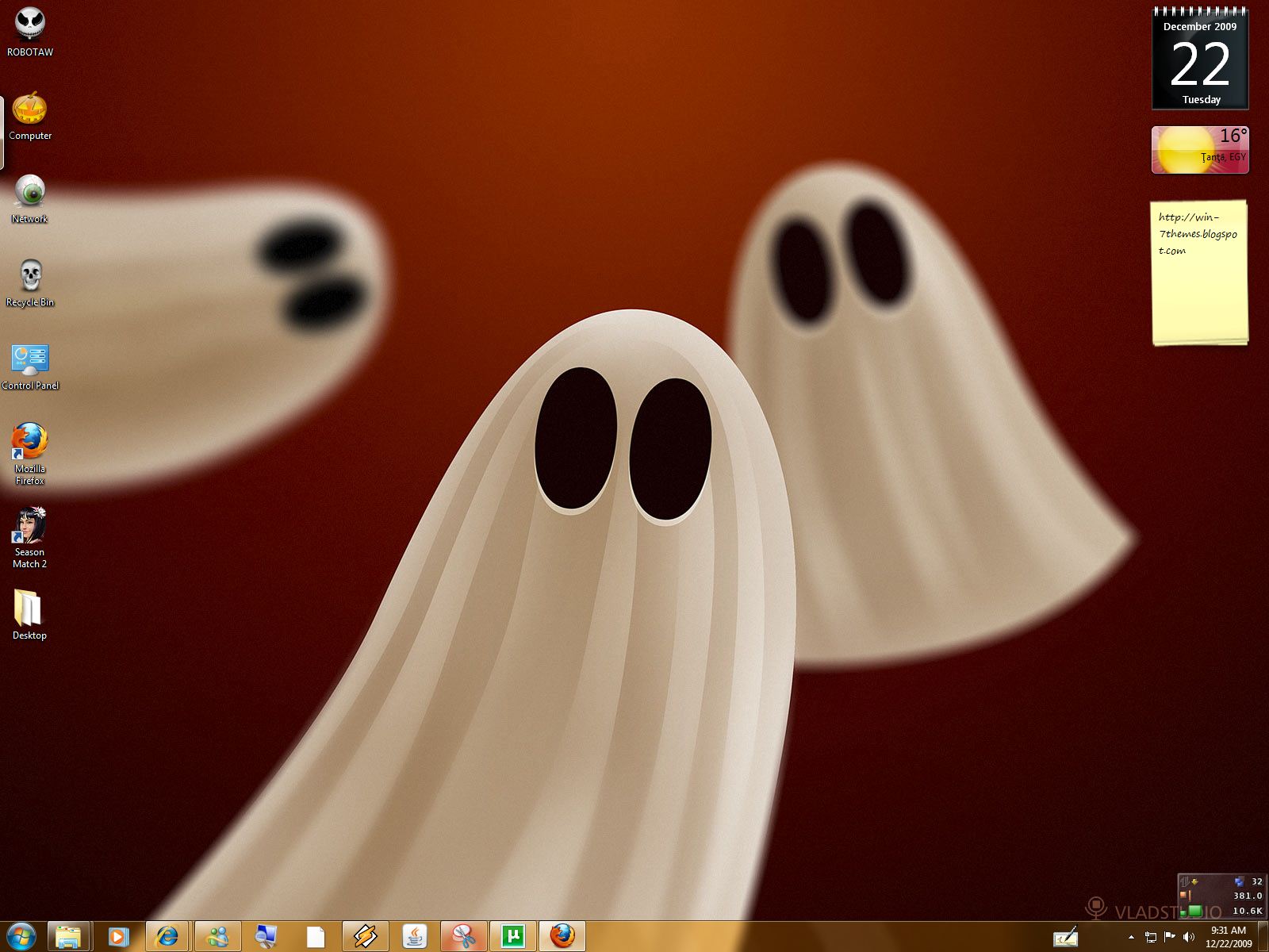 Halloween Windows 7 Theme by yonited on DeviantArt