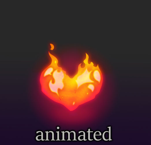 Animation Fire Heart by Criopixel on DeviantArt