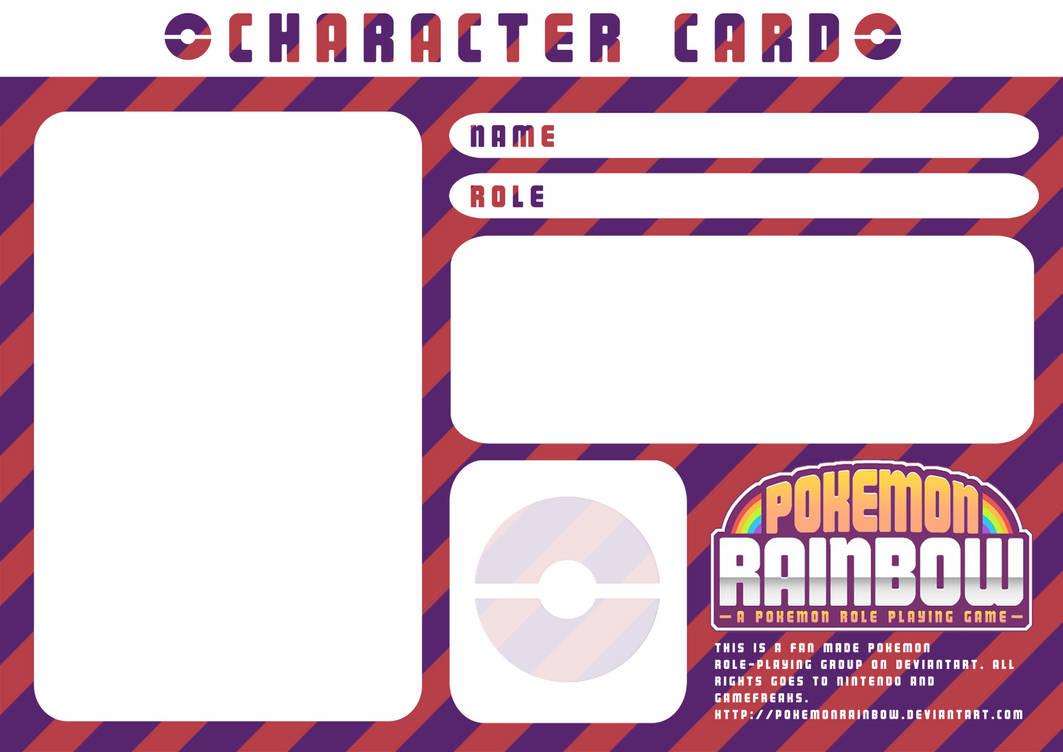 Character Card Template (Gift Wrapper) by Ry-Spirit on DeviantArt