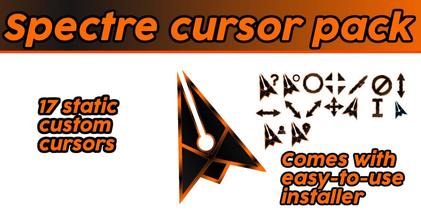 Spectre Cursor (Orange) by 2groudon on DeviantArt