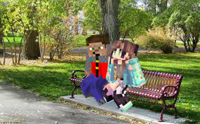 Minecraft couples brought to the real world by Sissyaya on DeviantArt