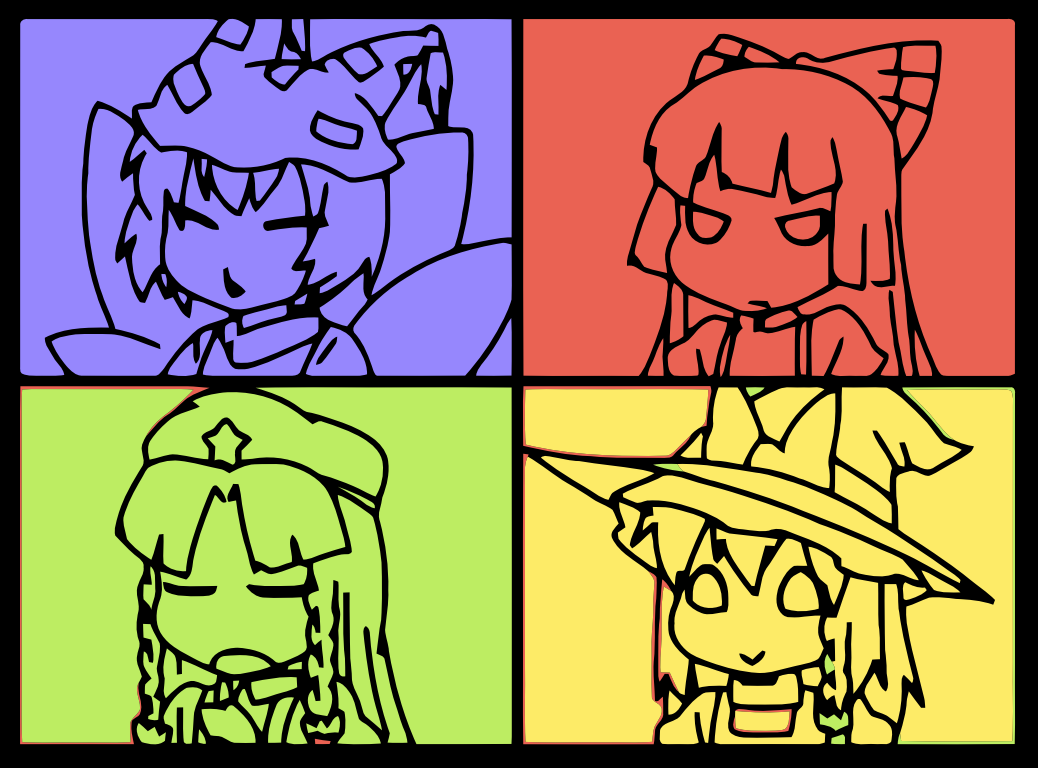 Yacchatta! Touhou Vector render by VectorsPls on DeviantArt