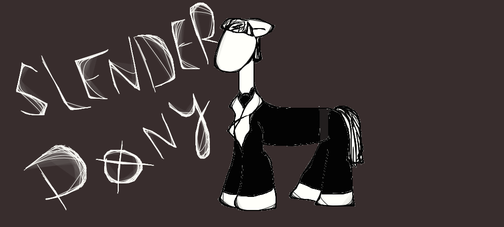 slender pony by ilovethefazbear on DeviantArt