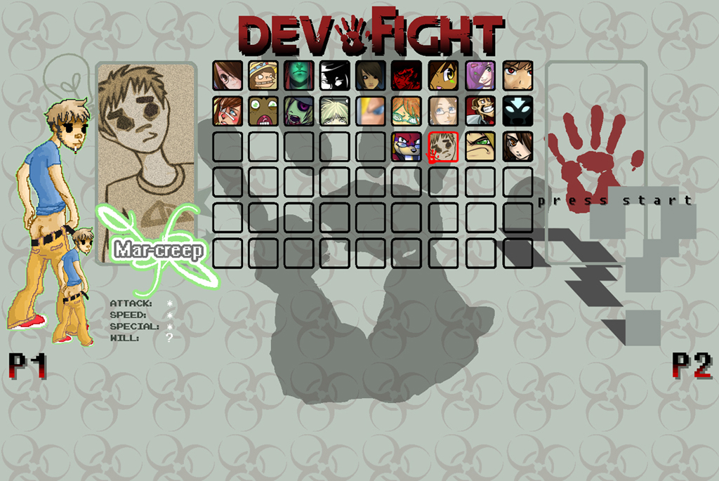 Character Select Screen by mar-creep on DeviantArt