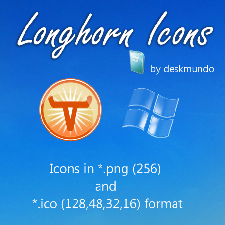 Longhorn Logos Icons by deskmundo on DeviantArt