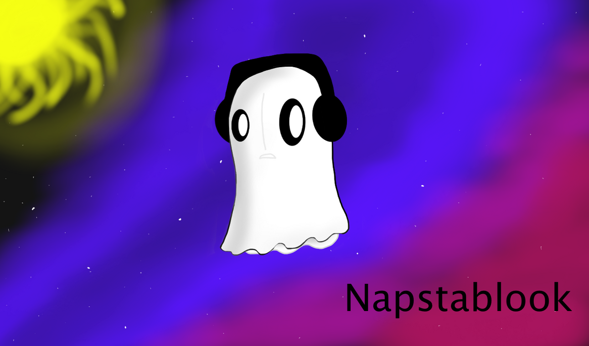 Napstablook FANART by d00dlesInk on DeviantArt