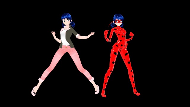 MMDxMLB Marinette Update by Discord546 on DeviantArt