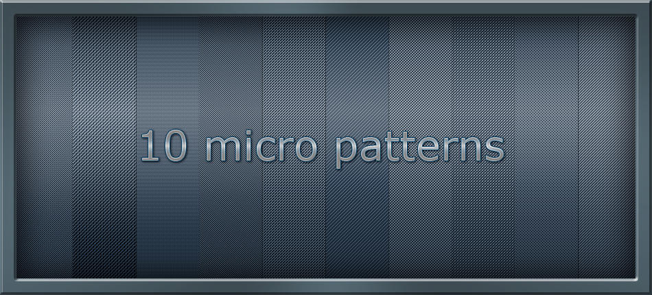10 micro patterns by paramak on DeviantArt