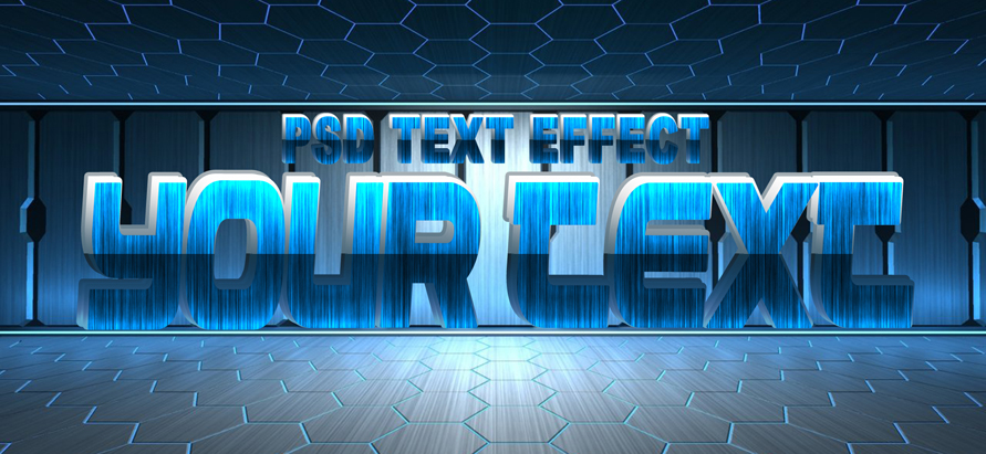 3D Premium Light (Text Effect PSD) by Chankreative on DeviantArt
