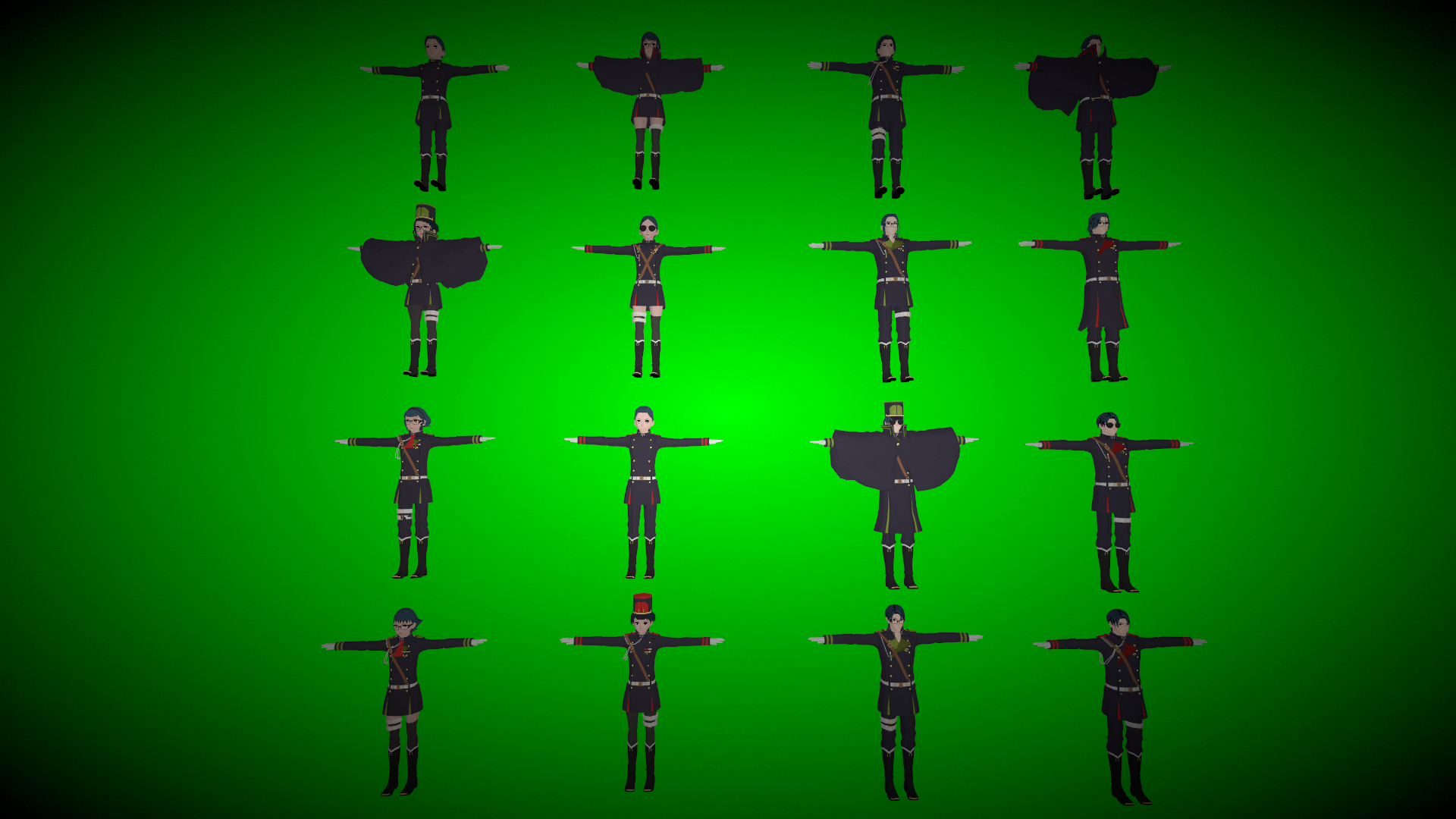 Playermodel Japanese Imperial Demon Army [DL] by xShinoaHiragix on ...
