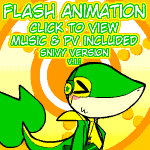 Flash - Popipo Snivy Tsutarja by temmie0junior on DeviantArt