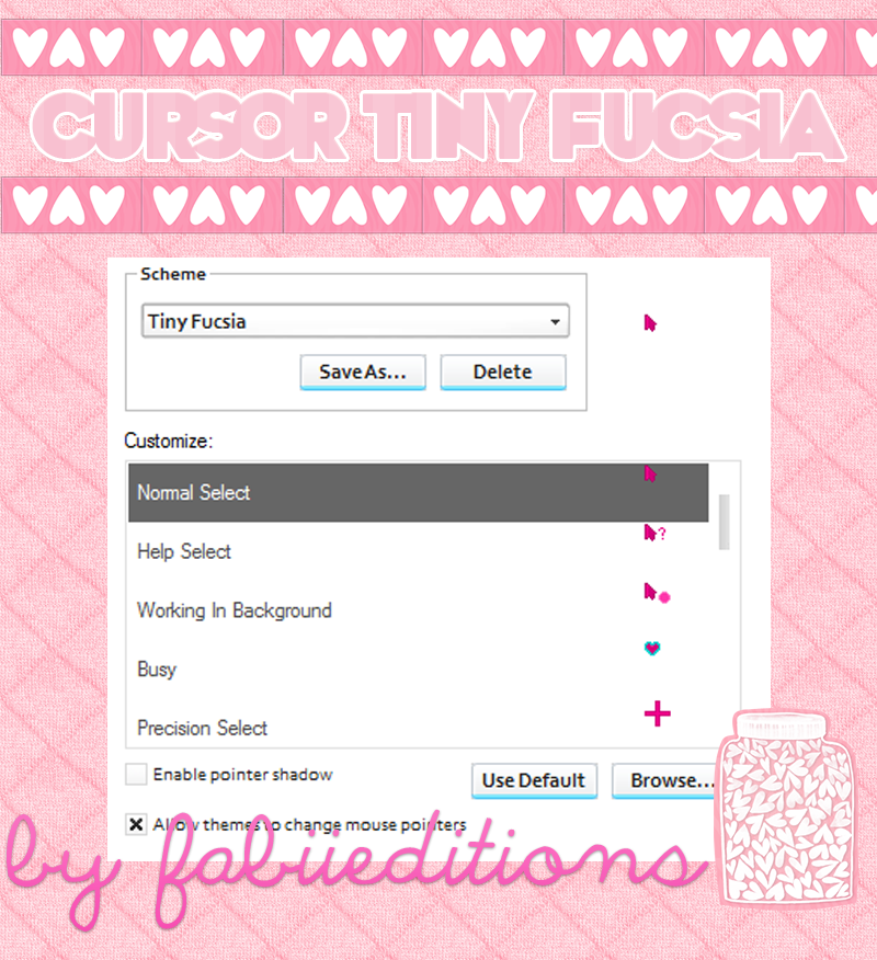 Cursor tiny fucsia by fabii27 on DeviantArt