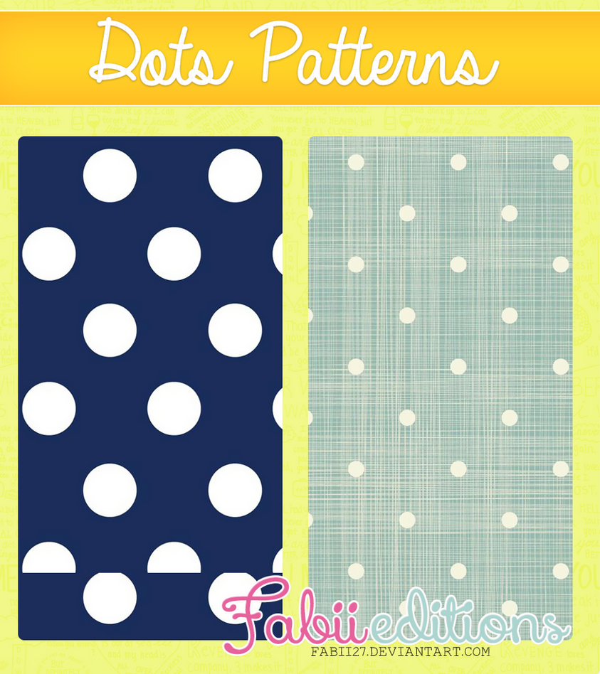 Dots Patterns by fabii27 on DeviantArt