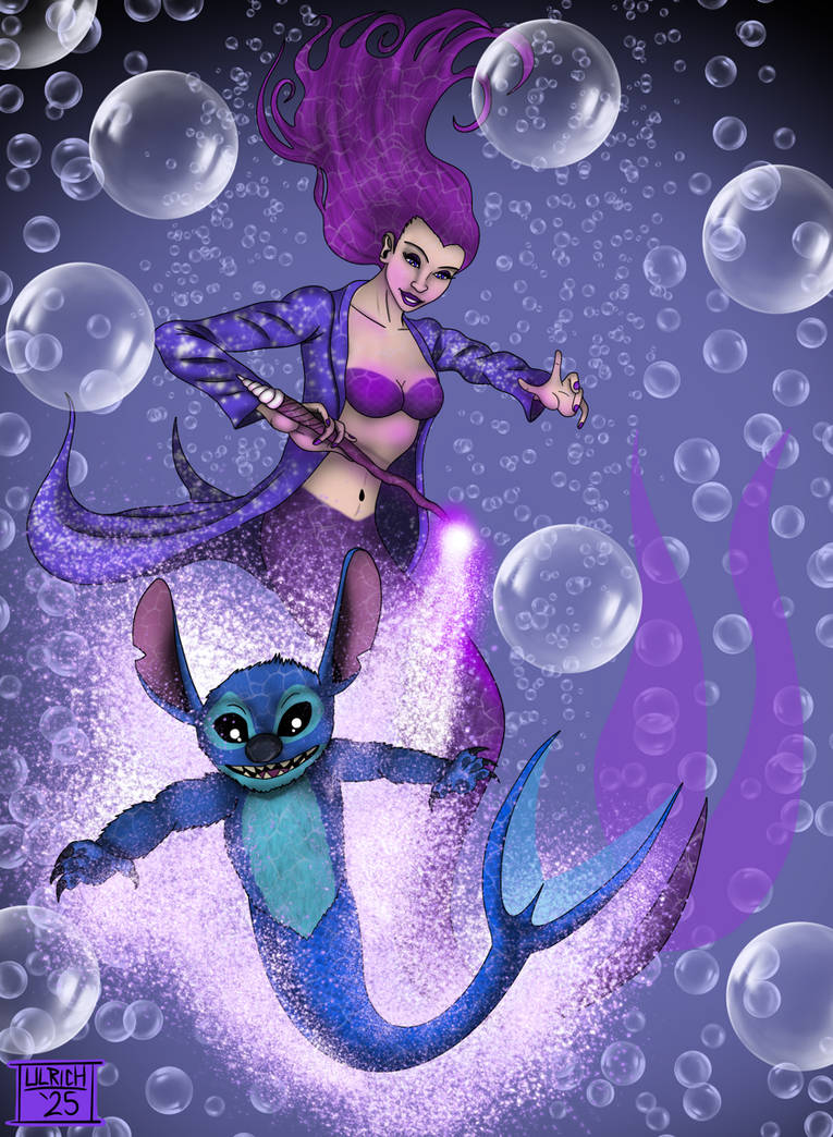MerMay 2025 - Abracadabra + Stitch by BatCanuck929 on DeviantArt