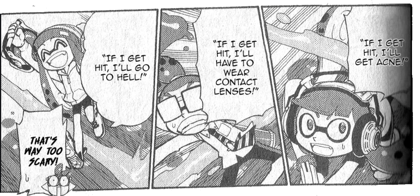 *NOT MY ART, FROM THE OFFICIAL SPLATOON MANGA* by LostLied on DeviantArt