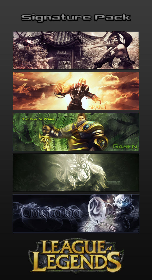 League Of Legends Sig Pack by iamsointense on DeviantArt